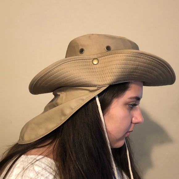 Accessories | Explorer Sun Hat Adjustable With Neck Protection | Poshmark